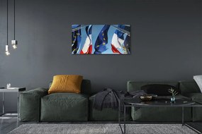 Obrazy na plátně flags 140x70 cm