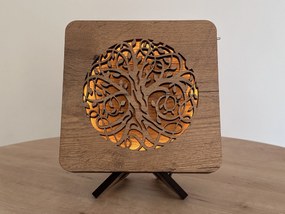 Li-Go "Strom života" lampa 19x19cm provedení povrchu: dub světlý