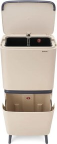 Béžový plastový odpadkový koš 25+10+10 l na tříděný odpad SortUp Recycle Hi – Brabantia
