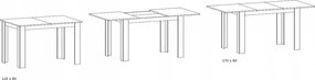 Casarredo - Komfort nábytek Rozkládací jídelní stůl MANGA dub sonoma