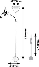 Rabalux ACTION PRO stojací lampa 74102