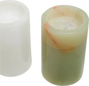 Kamenné svícny v sadě na čajovou svíčku 3 ks Oleena – Premier Housewares