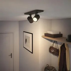 Philips Runner 2x20W černá / Bodové svítidlo / 230V / kov