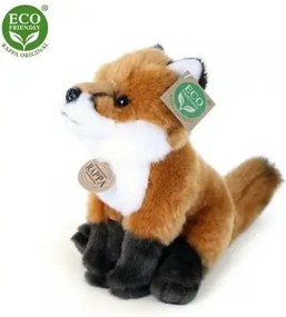 RAPPA Plyšová liška sedící 21 cm / ECO-FRIENDLY / od 0 měsíců