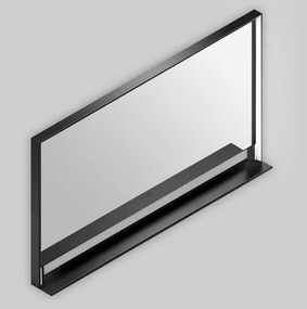 Zrcadlo se senzorem SAT 120x70 cm černá SATZPOL70120CE