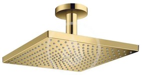 Hansgrohe - Hlavová sprcha 300 Air, 1 proud, se stropním připojením, leštěný vzhled zlata