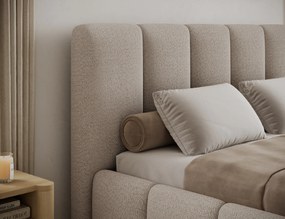 Postel Edvige + Dřevěný rám + plynový výtah + kontejner 180x200