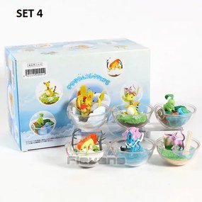 Sady 6 ks pokémonů v pokeballu terrarium Sada: Sada 4, Varianta: s krabicí