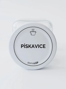 Samolepka na kořenky PÍSKAVICE průhledná 5 cm tučné písmo