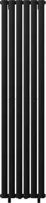 Mexen Dallas dekorativní radiátor 1600 x 360 mm, 1039 W, černý - W214-1600-360-00-70