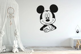 Lepy.cz Samolepka na zeď Mickey Mouse Velikost (šířka x výška): 35x45cm, Barevná varianta: Krémová