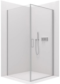 Cerano - sprchovÃ½ kout porte l/p - chrom, transparentnÃ­ sklo - 100x100 cm - kÅÃ­dlovÃ½