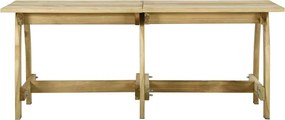 Zahradní stůl 220 x 74 x 75 cm impregnované borové dřevo 318405