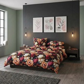 Kvalitex Saténové povlečení Flamengo vínové 1x 140/200, 1x 70/90cm