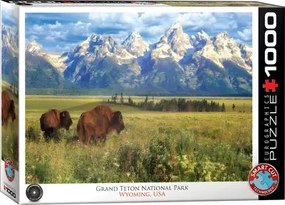 EUROGRAPHICS Puzzle Národní park Grand Teton / 1000 dílků / 68 × 48 cm