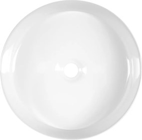 Sapho Sapho, FIASTRA keramické umyvadlo na desku, průměr 40cm, bílá, FT801