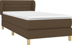 vidaXL Box spring postel s matrací 90x190 cm textil [3126848] Barva: krémová