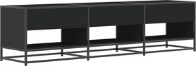 TV skříňka černá 180 x 40 x 46 cm kompozitní dřevo 3300805