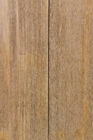 Dřevěný květináč BLOCK, výška 70 cm, hnědý