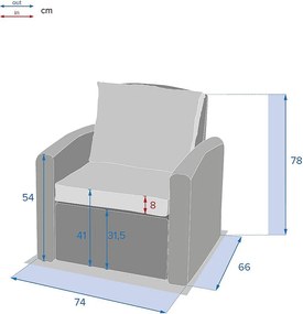DEOKORK Ratanová sestava SANTORINI pro 7 osob (hnědá)