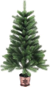 Vánoční stromeček s 150 LED diodami s stojanem Zelená 90 cm PE 3396307