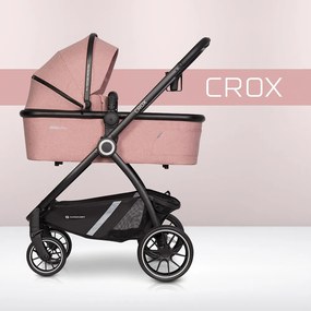 Hluboký kočárek Euro-cart Crox Rose