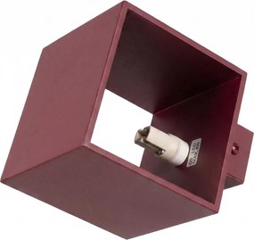 Sollux Lighting Nástěnné svítidlo QUAD 1 bordó