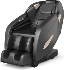 Costway Elektrické masážní křeslo nastavitelné shiatsu křeslo černé