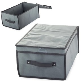 Verk 01321 Úložná krabice s odklápěcím víkem 45x30x20cm šedá