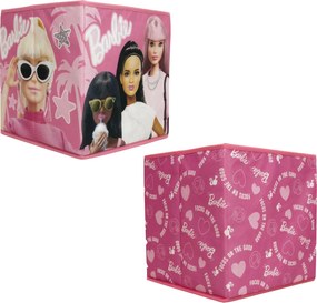 Barbie Úložný box, 2 ks, 30 x 30 x 30 cm. (růžová)