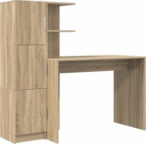 Stůl Sonoma dub 133.5 x 50 x 124 cm 2 ks 3337291