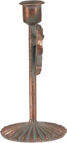 Kovový svícen 16 cm měděný FUP566-S