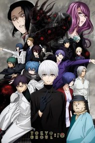 Plakát, Obraz - Tokyo Ghoul: RE - Key Art 3, (61 x 91.5 cm)