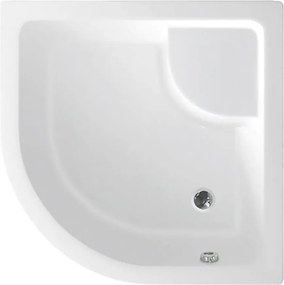 Aqualine Aqualine, Sprchová vanička akrylátová, čtvrtkruh 90x90x28cm včetně nožiček, R550, C93