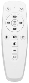 Toolight - LED závěsné svítidlo APP817-CP + dálkové ovládání, černá, OSW-04027