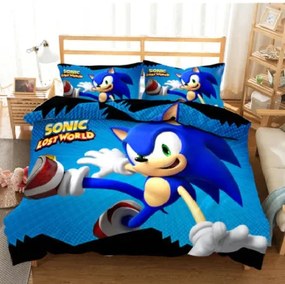 3-dílné ložní povlečení Sonic Varianta: set 02, Velikost: Double: 210*210 cm + 50*75 cm