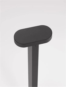 NV 9002868 Venkovní sloupkové svítidlo OFIR černý hliník a akryl LED 10.3W 3000K 220-240V 92st. IP54 - NOVA LUCE