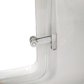 Vana s dvířky Polimat AVO 160x75 bez čelního krycího panelu + vanový sifon s výpustí Click-Clack