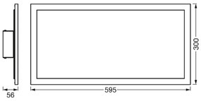Ledvance - LED stropní svítidlo PLANON LED/22W/230W