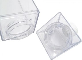 Plastová pevná láhev na mléko s krávou Cow - 1000 ml