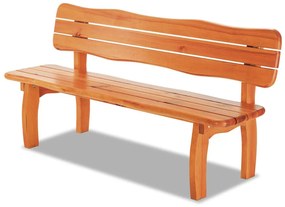 Krajča Zahradní dřevěná lavice TEREZA Povrchová úprava: Mahagon
