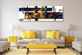 Obraz luxusní abstrakce - 150x50 cm