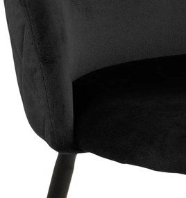 Jídelní židle Louise černá