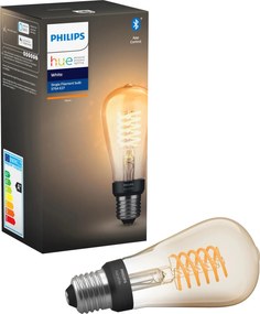 Philips Hue Smart žárovka White Filament E27 ST64 7W 580lm 2100K
