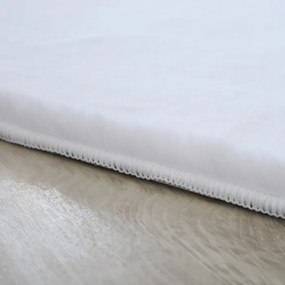 Vopi | Kusový koberec Pouffy 5100 white - 80 x 150 cm