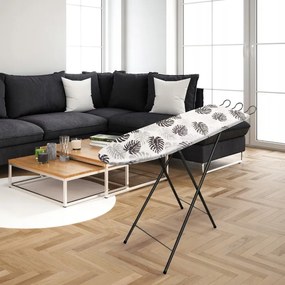 Erga Model Irit Black, žehlící prkno 120x30x80 cm, černá-vícebarevné, ERG-SEP-10DESIRITBLA