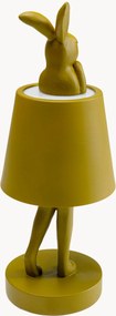 Malá přenosná designová stolní LED lampa Rabbit, stmívatelná