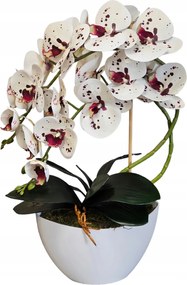 Orchidej umělá orchidej, květiny jako živé, velmi pečlivě vyrobené z gumy
