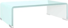 TV stolek / podstavec na monitor sklo zelený 40 x 25 x 11 cm 244142