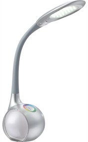 GLOBO Stolní lampa TARRON, stříbrná 58279